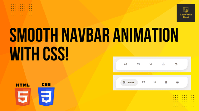 How To Create An Animated Navbar With Html And Css Using Transform And Transitions