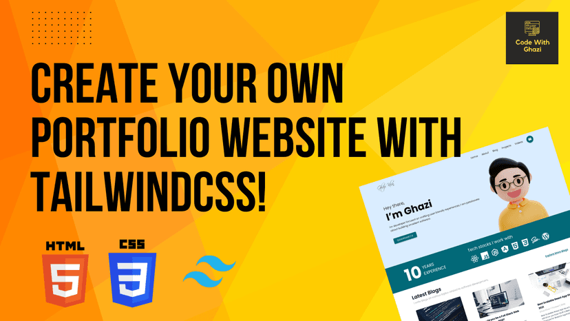 Build a Responsive Portfolio Website with HTML and TailwindCSS: A ...